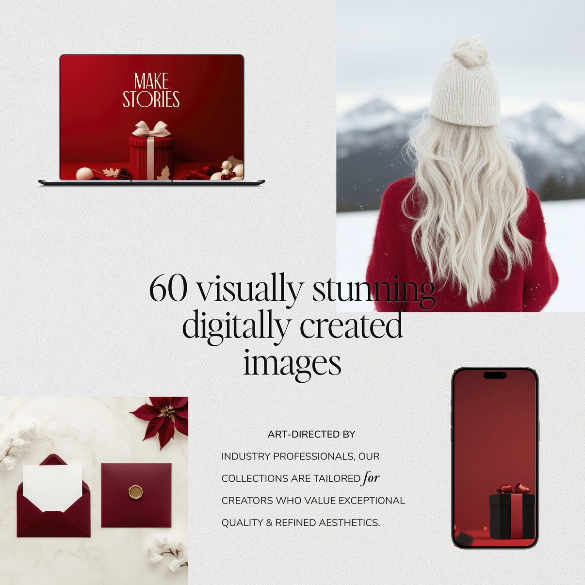 Holiday Stories - Refined Feminine Christmas Content Aesthetic – Make ...